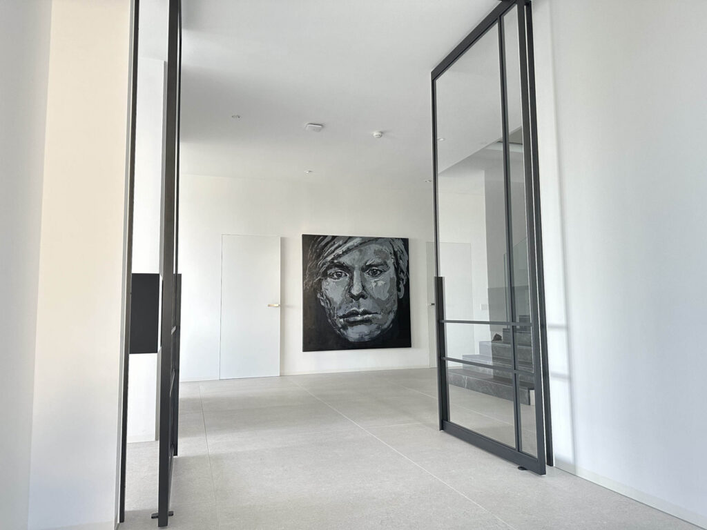 Loft-Windfang für Anwesen | Steel-Interior | Lofttüren & Schiebetüren